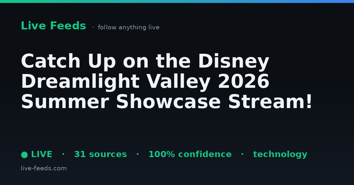 Catch Up on the Disney Dreamlight Valley 2026 Summer Showcase Stream ...