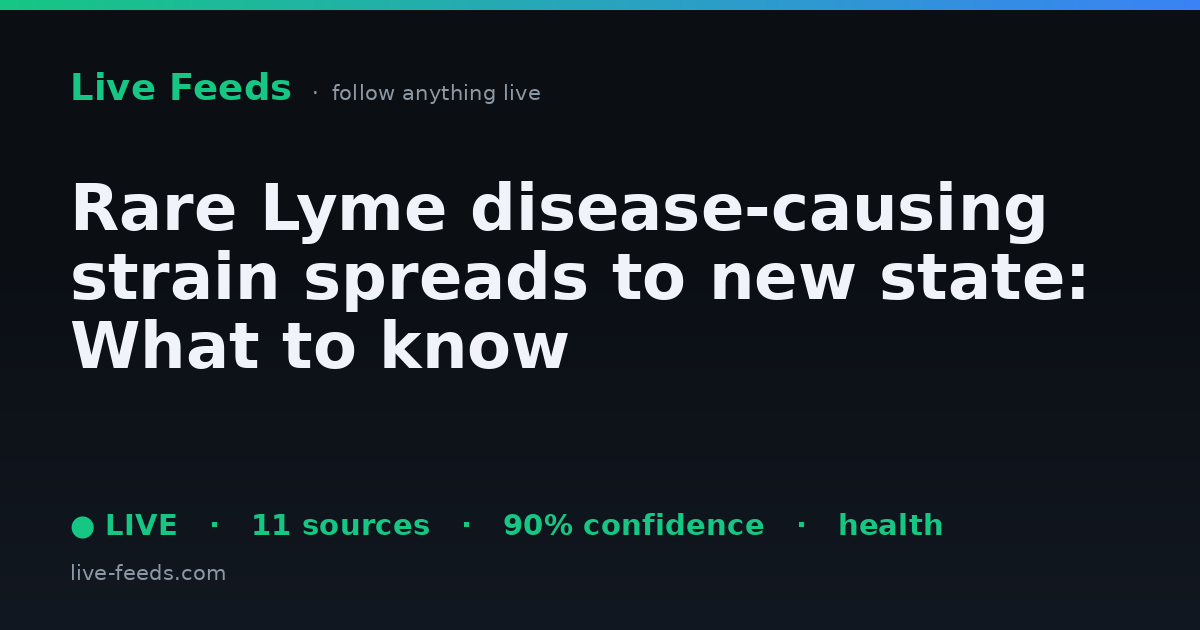 Rare Lyme disease-causing strain spreads to new state: What to know ...